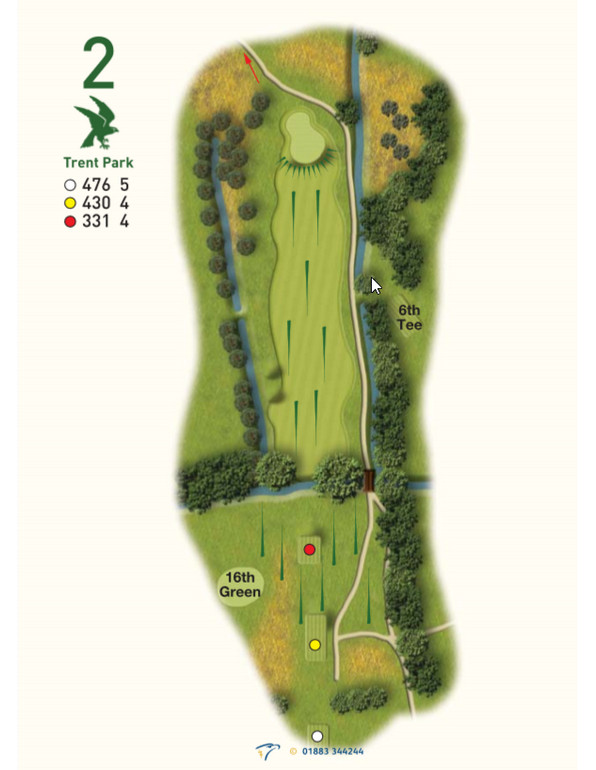 Trent Park Golf Course - Golf Course London - Course Map